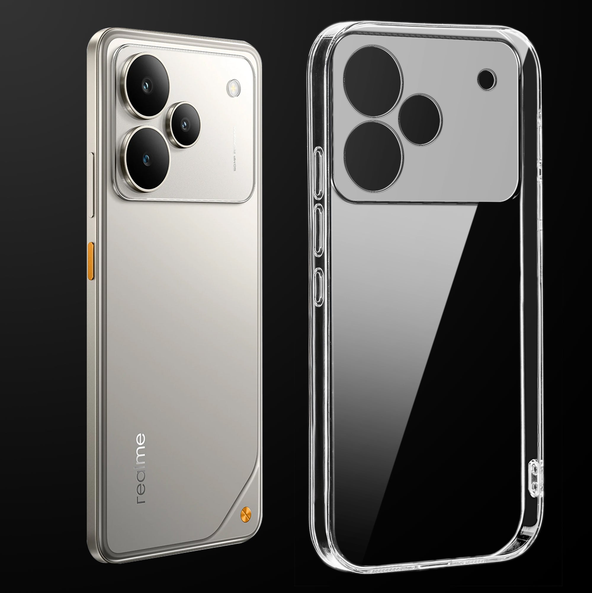 Anti-Yellowing Clear Case For Realme P4 5G