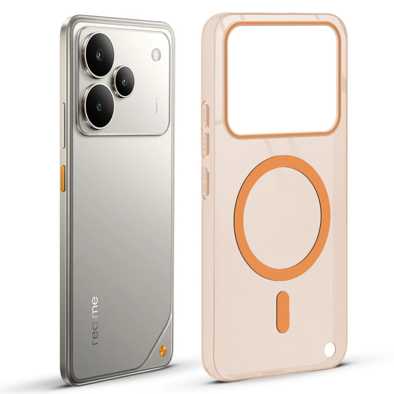 Glossy Hard Wireless Charging Support Case Realme P4 5G