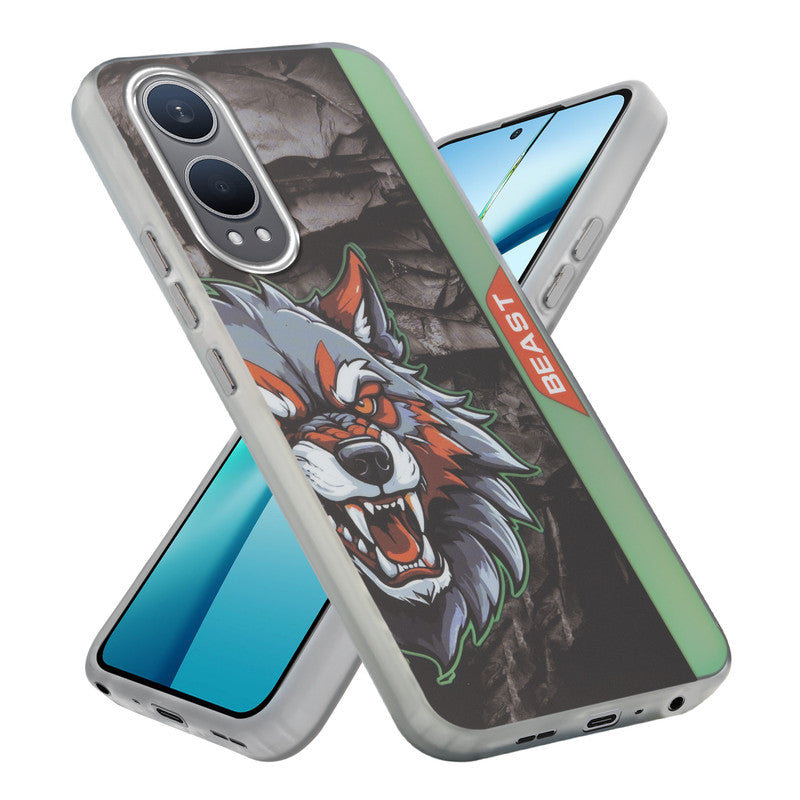 Beast Mode Animal Printed Back Case For OnePlus Nord CE 4 Lite 5G With